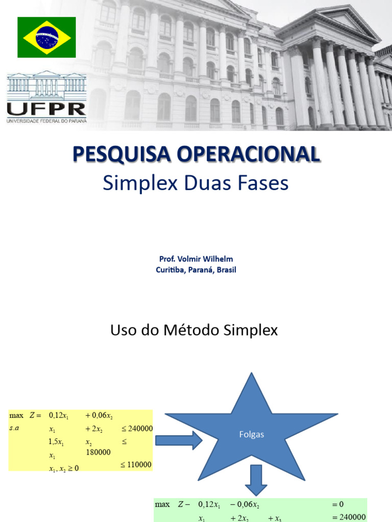 PPT_simplex_duas_fases | PDF | Análise | Matemática aplicada