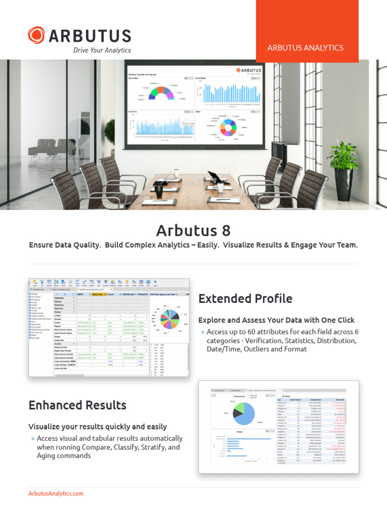 Arbutus 8: Extended Profile | PDF | Analytics | Data