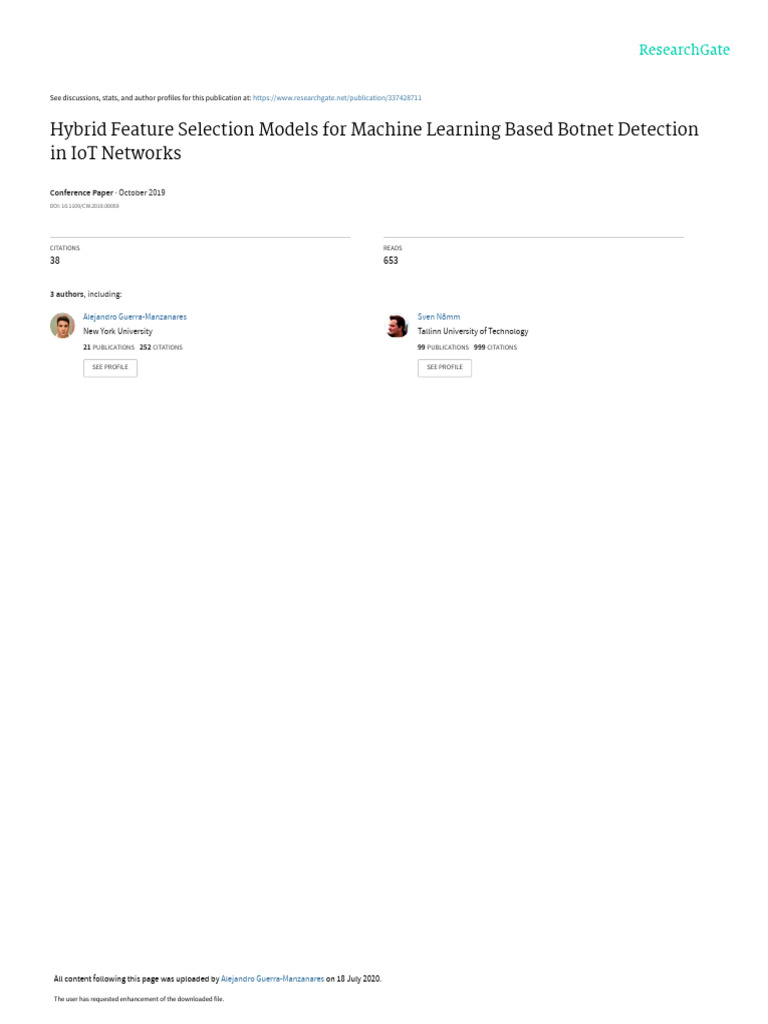 Hybrid Feature Selection Models For Machine | PDF | Machine Learning ... Hybrid Feature Selection Models For Machine | PDF | Machine Learning ...