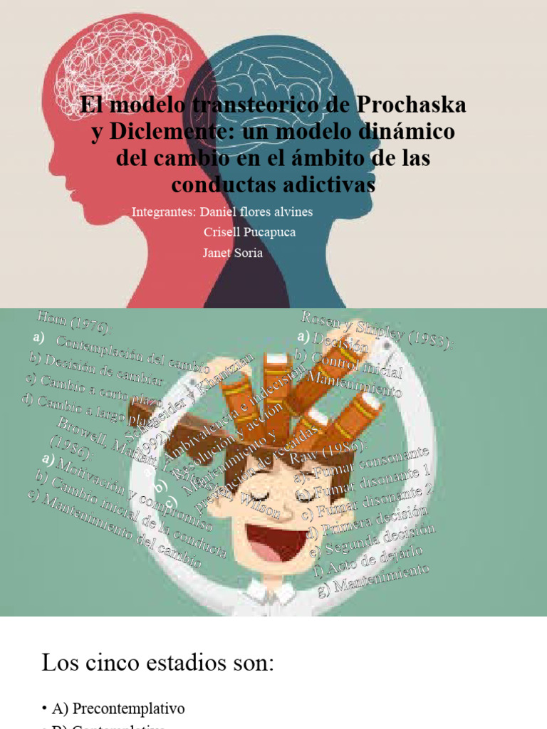 El Modelo Transteorico de Prochaska y Diclemente | PDF | Comportamiento ...