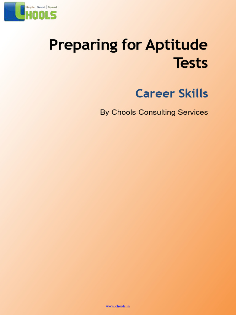 Aptitude Tests | PDF