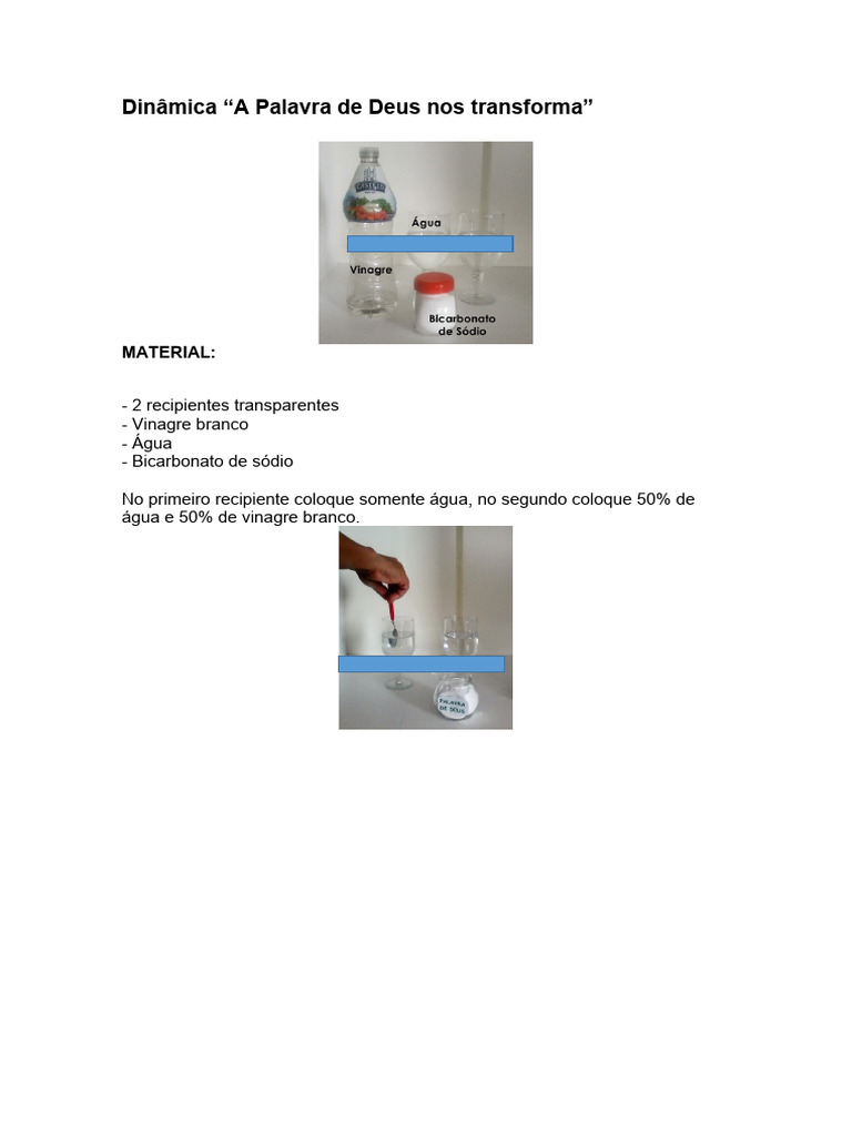 Dinamica A Palavra de Deus Nos Transforma | PDF