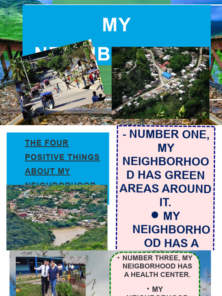 Pros and Cons of My Neighborhood | PDF