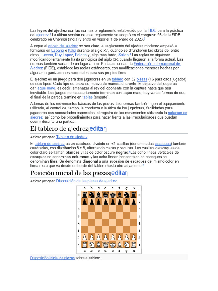 Ajedrez Clasico | PDF