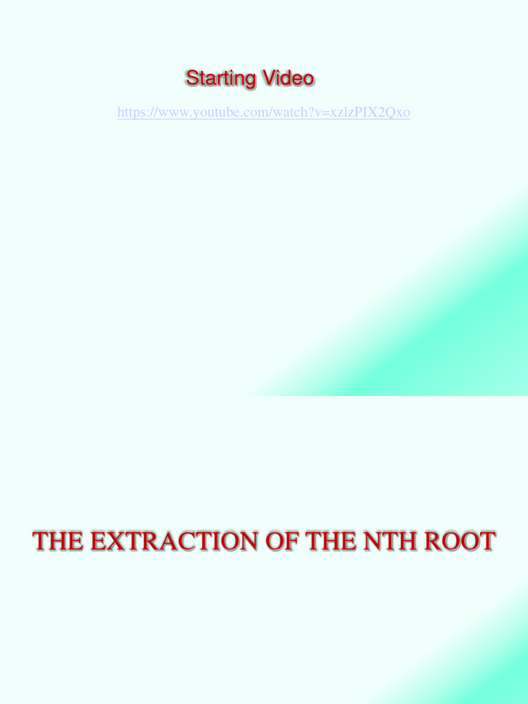 Al Kashi Square Root | PDF | Numbers | Elementary Mathematics