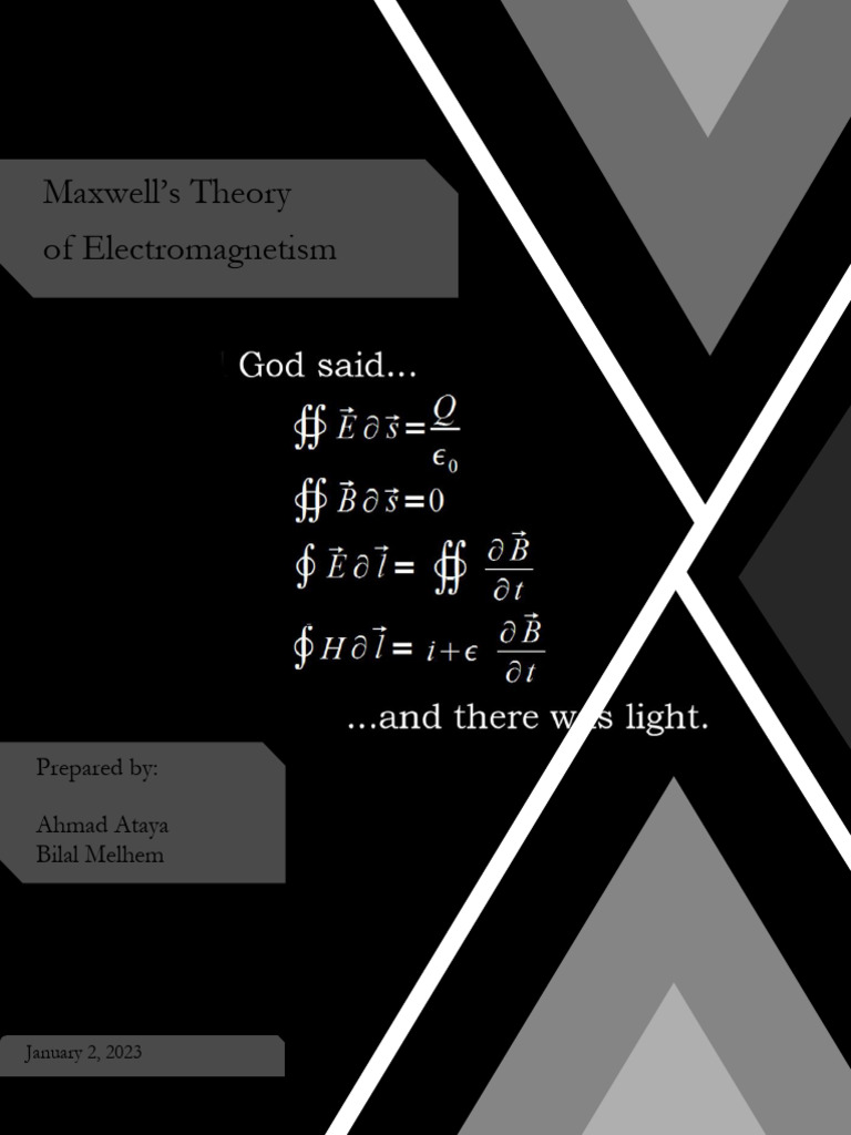Maxwell's Theory - Finalised | PDF | Polarization (Waves) | Waves