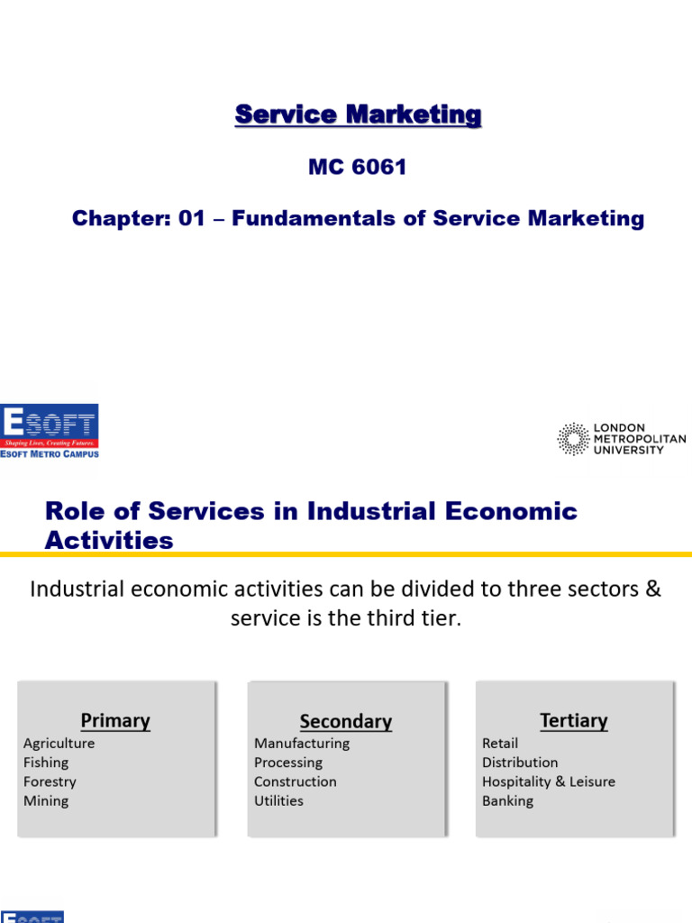 Fundamentals of Service Marketing | PDF | Marketing | Goods