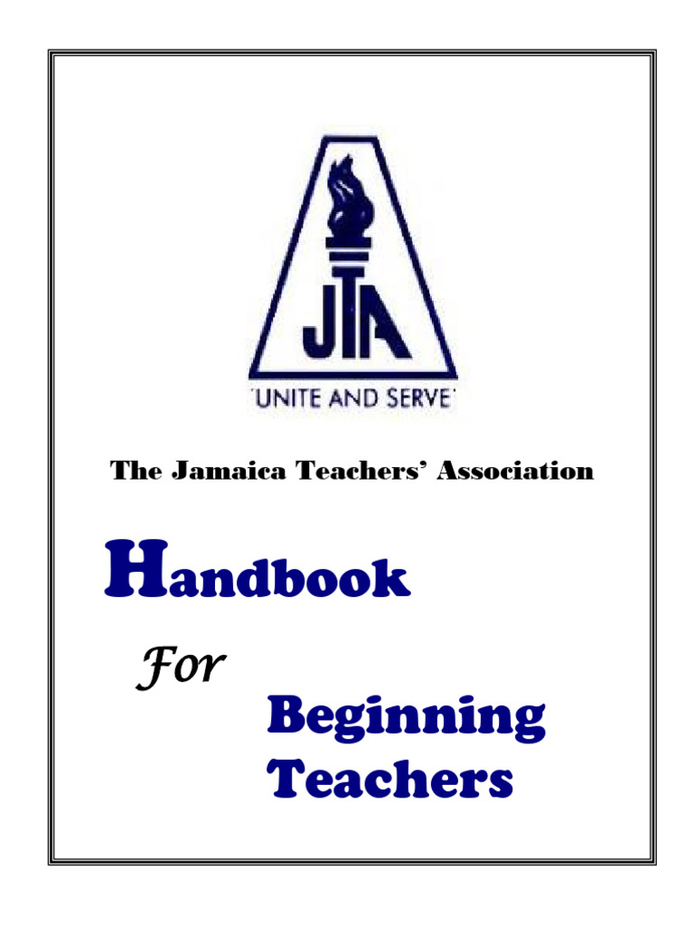JTA Beginning Teacher Handbook | PDF | Teachers | Learning
