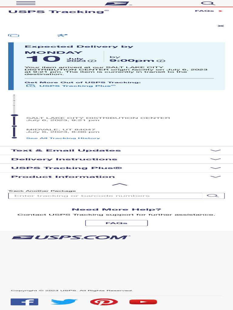 USPS Tracking® Results | PDF
