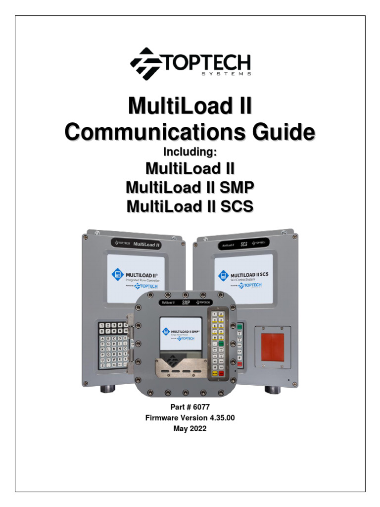 Multiload II Communications Manual FV 4 35 00 | Download Free PDF ...
