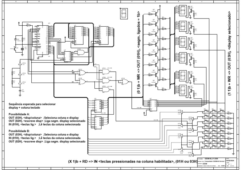 CEDM-80 - V1 - Esquema - Elétrico - Reconstruído Z80 V1 (Incompleto) | PDF | Unidades de medida ...
