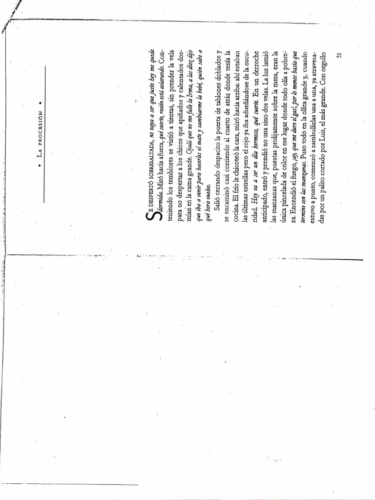 La Procesión - Ana Gloria Moya | PDF