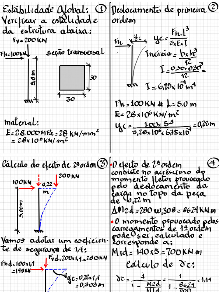 Estabilidade - Exercício | PDF