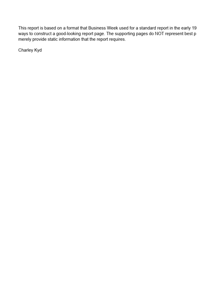22 - BW Report | PDF | Lunch | Cuisine