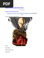 Saitama Accurate Scale | PDF