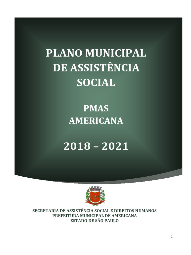Pmas 2018 2021 | PDF | Sociologia | Trabalho social