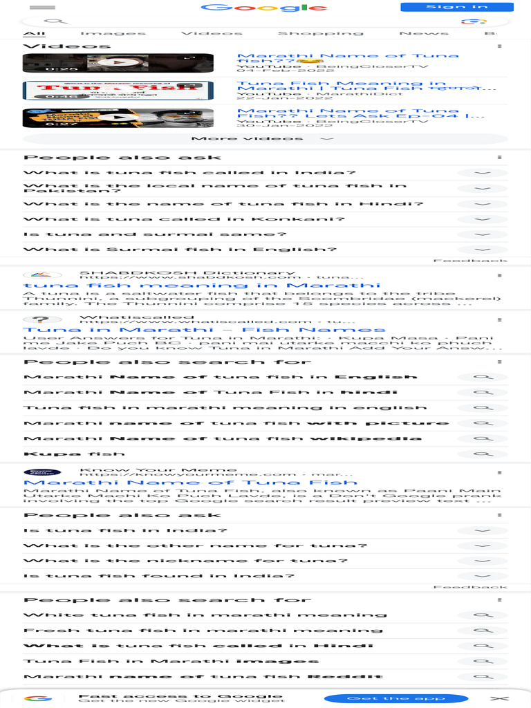 Tuna Fish in Marathi Meaning - Google Search | PDF | Tuna ...