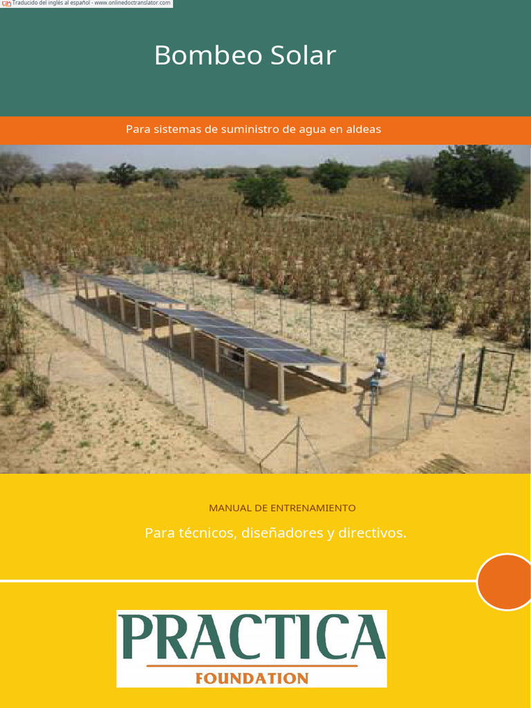 1 Solar-Pumping-design-manual-eng-1.en - Es | PDF | Ingenieria ...