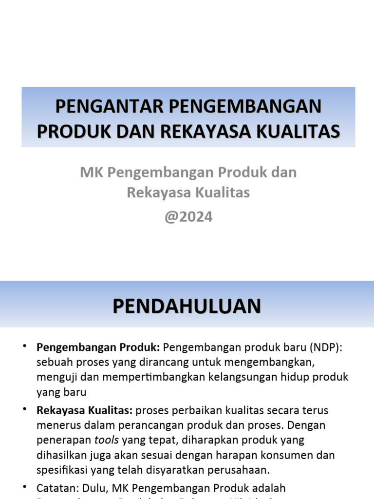 Pengantar Pengembangan Produk | PDF | Bisnis | Seni