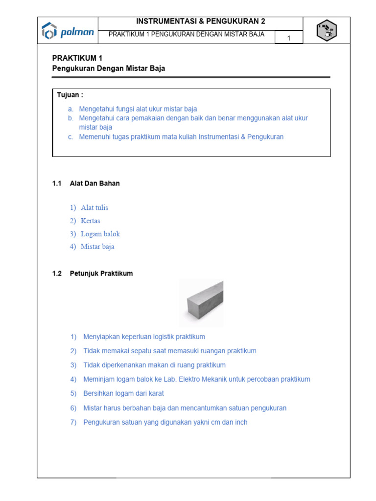 LAPRAK INP 1 - H1, Word | PDF