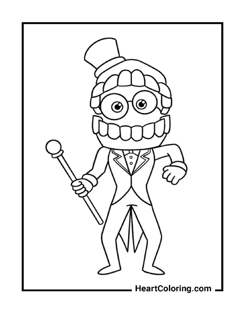 1097 The Amazing Digital Circus Coloring Pages | PDF
