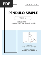 Péndulo Simple. Fórmulas, Leyes, Aplicaciones y Ejercicios | PDF ...
