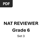 Grade 6 Examinee's Descriptive Questionnaire | PDF