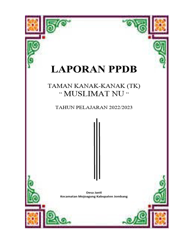 Laporan PPDB 2019 | PDF