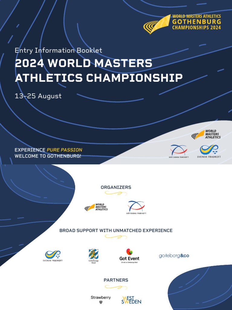 Entry Information Booklet 2024 World Masters Athletics Championships ...