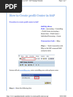 SAP PM Work Center Management Guide | PDF