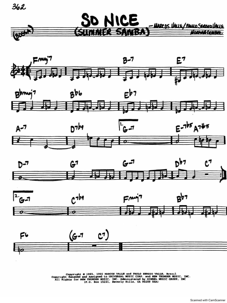 So Nice So Danco Samba | PDF