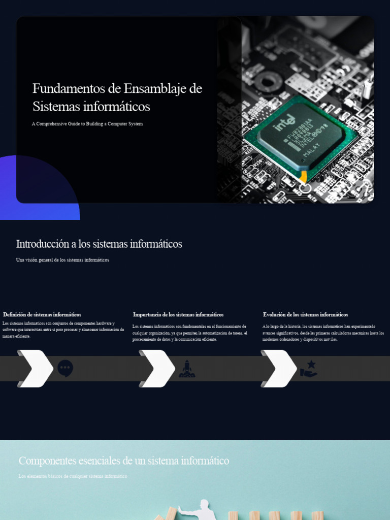 Fundamentos de Ensamblaje de Sistemas Informáticos | PDF | Informática | Hardware de la computadora