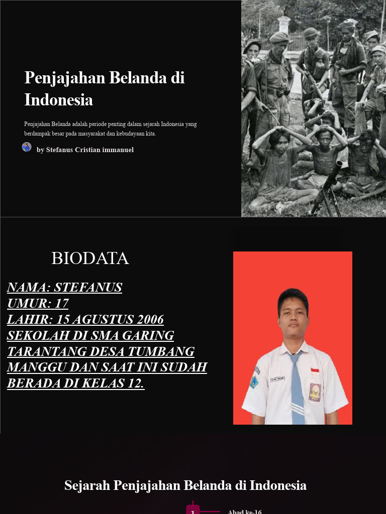 Penjajahan Belanda di Indonesia | PDF