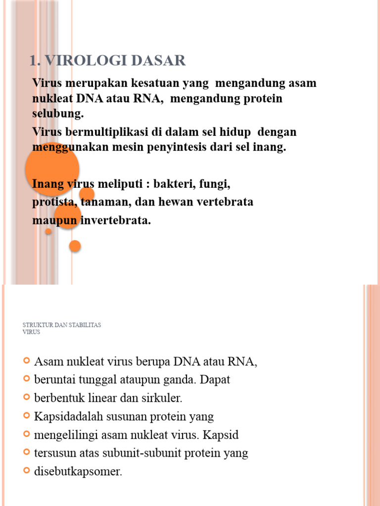 Konsep Dasar Virologi | PDF