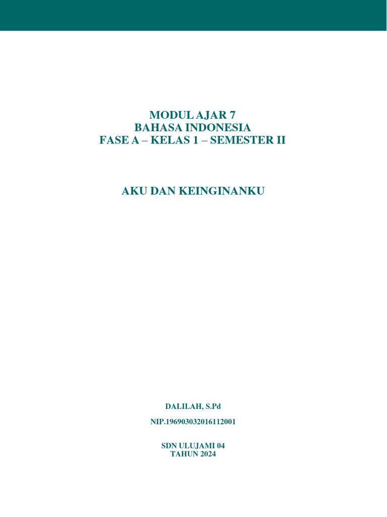Dalilah RPP Kelas 1, Selasa 19 Maret 2024 | PDF | Seni & Disiplin Bahasa