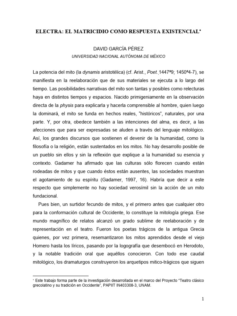 i 05 Electra | PDF | Clitemnestra