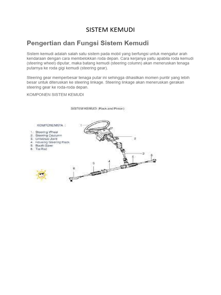 Materi Sistem Kemudi | PDF
