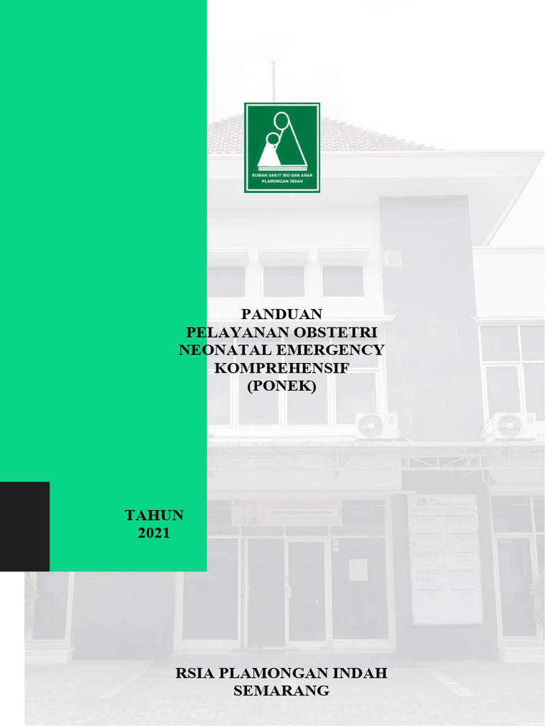 Panduan Pelayanan Ponek | PDF | Kesehatan Holistik | Sains & Matematika