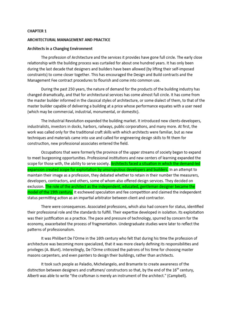 Architecture Management | PDF | Survey Methodology | Architect