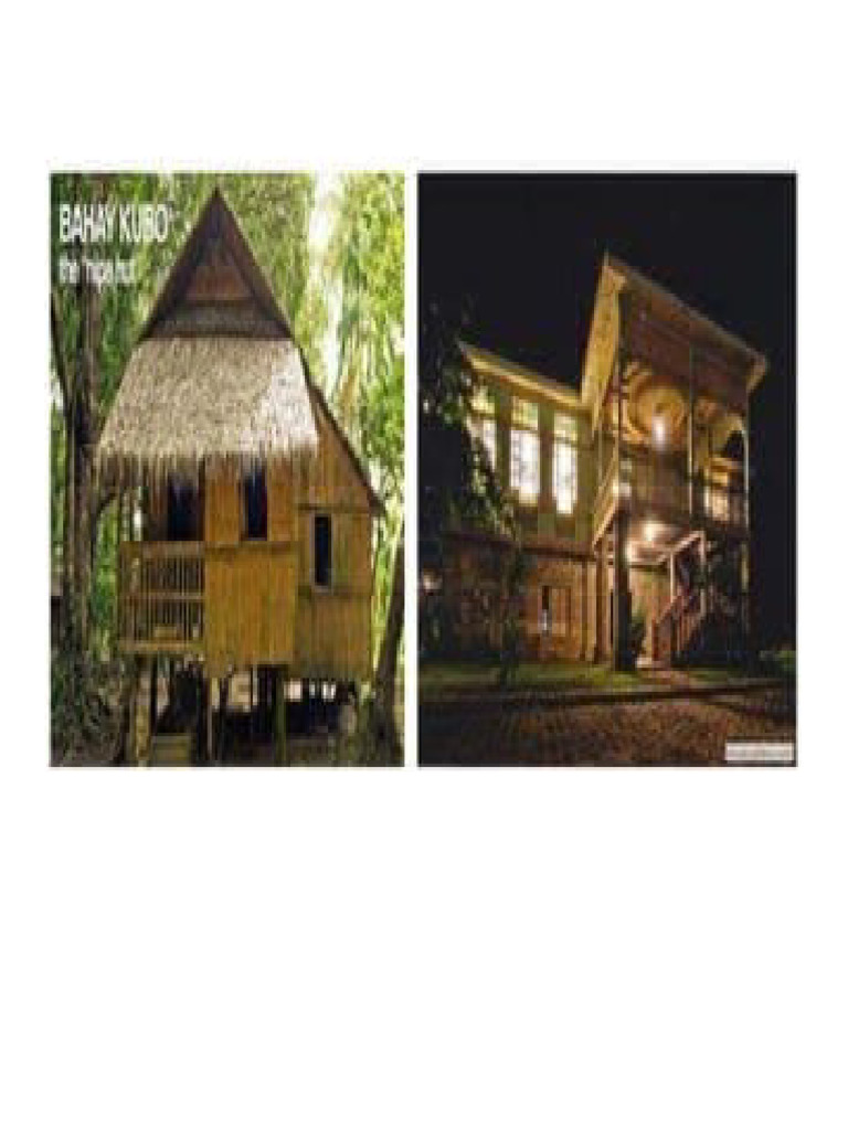 bahay kubo to bahay na bato picture | PDF