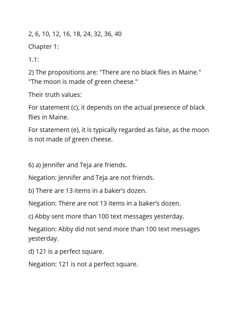 Hwchapter 1 | PDF | Lottery | Mathematical Logic