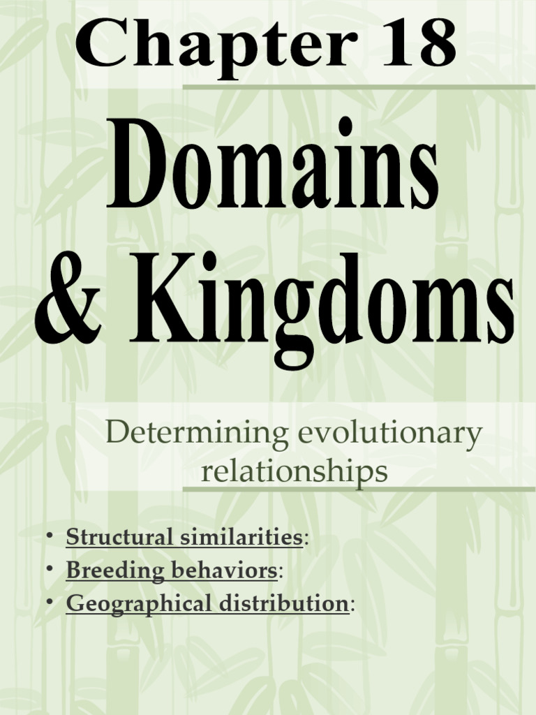 Domains & Kingdoms Notes - Fill in | PDF | Social Science | Science ...