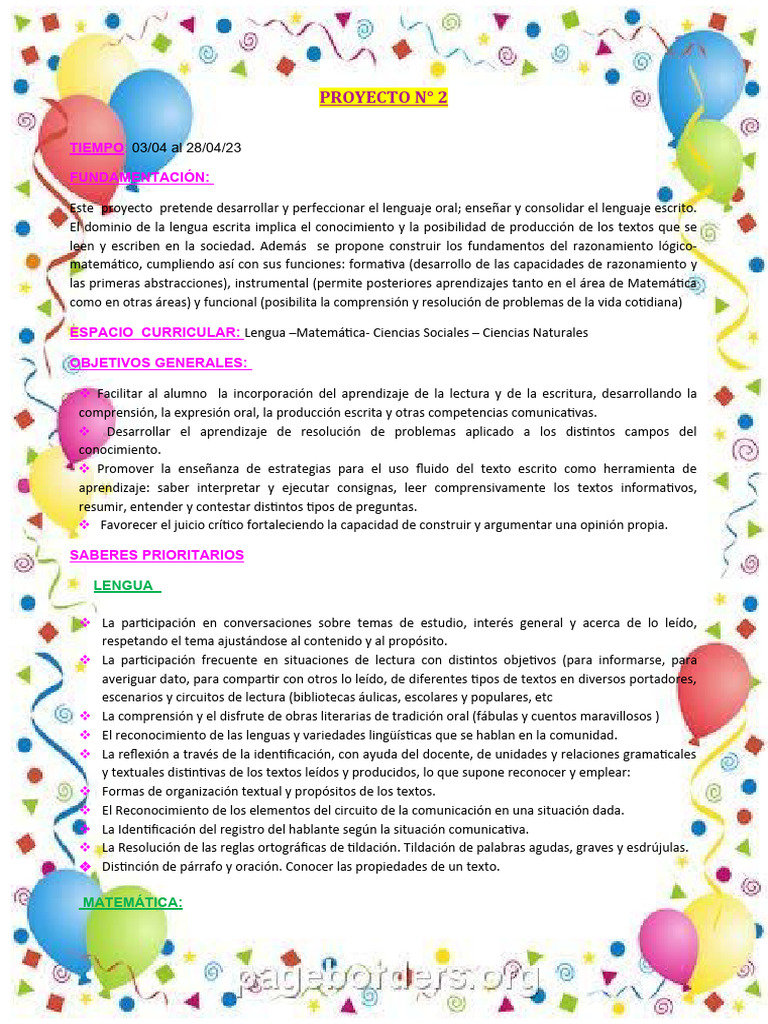 Proy 2-Mensual - 23 | PDF