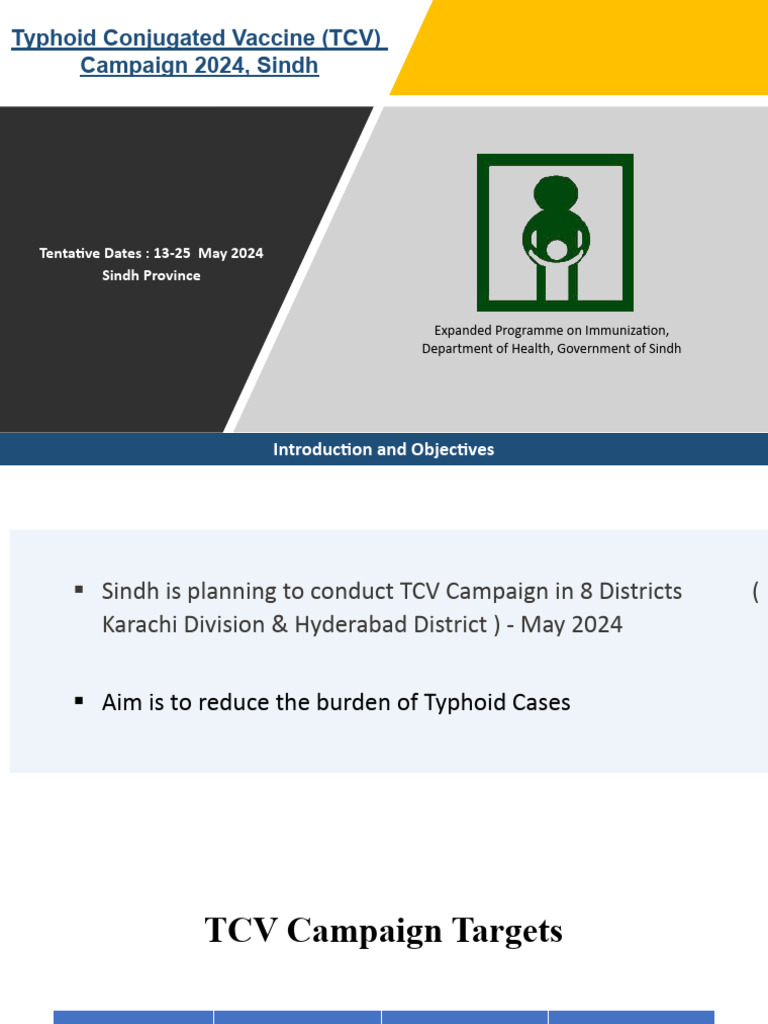 TCV Campaign-2024 | PDF | Vaccines