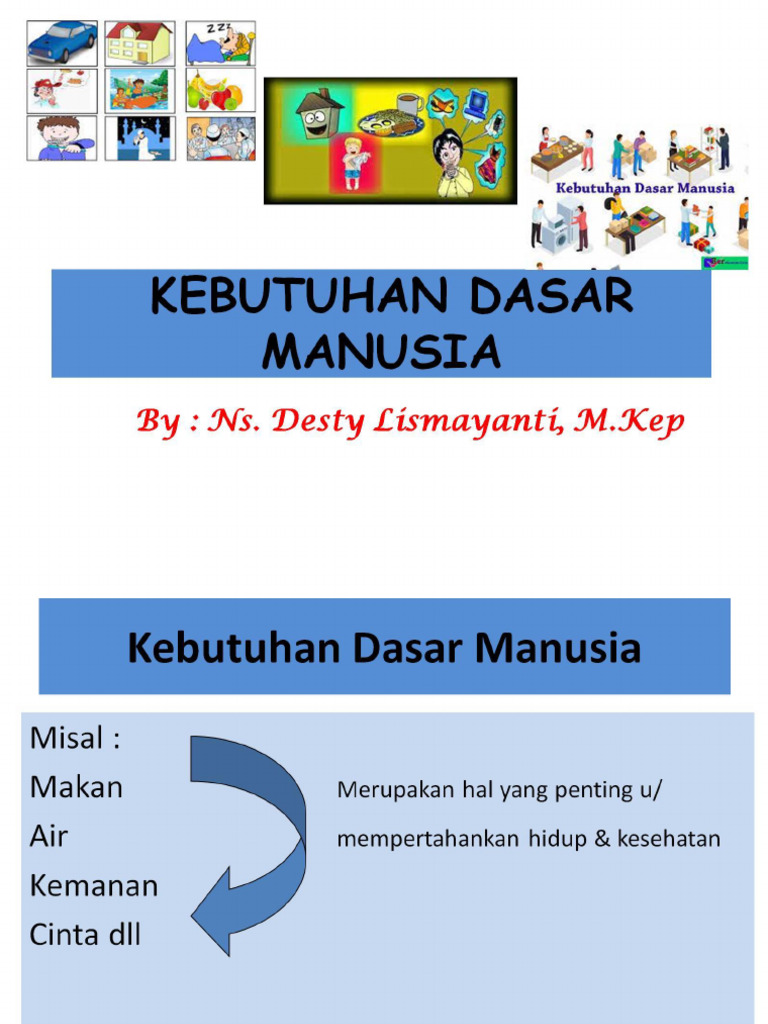 KDM (Kebutuhan Dasar Manusia) ABRAHAM MASLOW | PDF