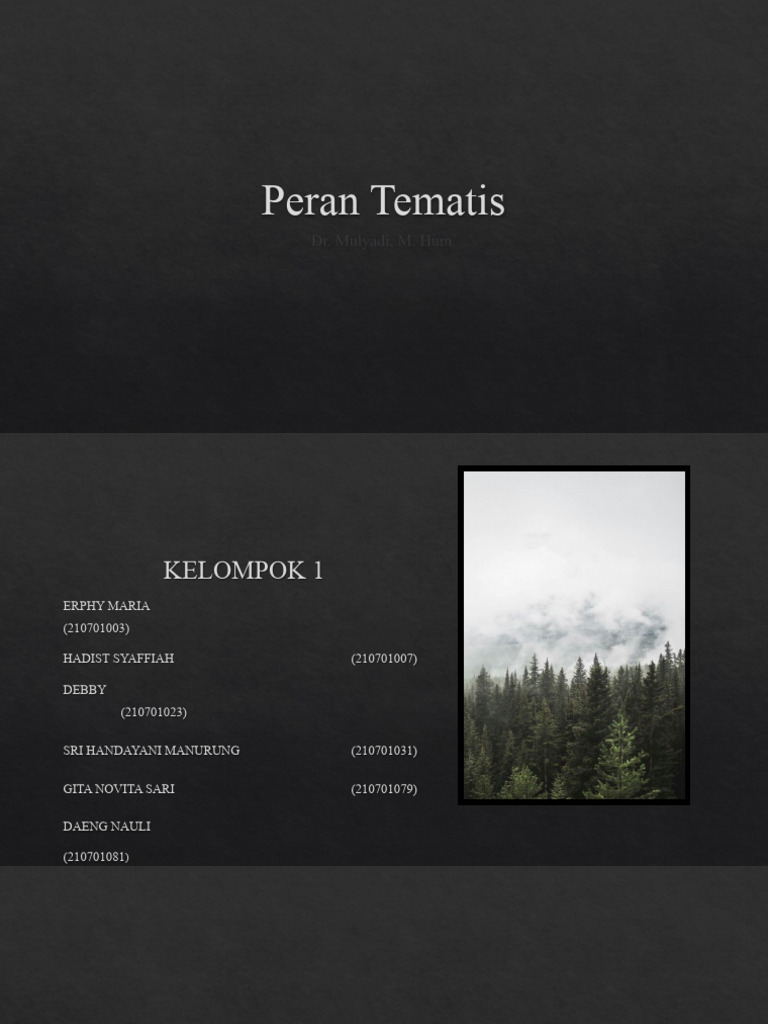 (KASUS 4) A1. Peran Tematis | PDF