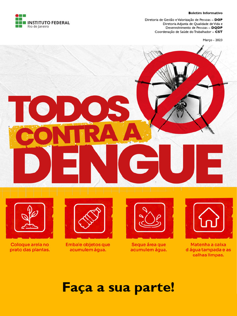 Informativo Dengue | PDF | Remédio | Saúde pública