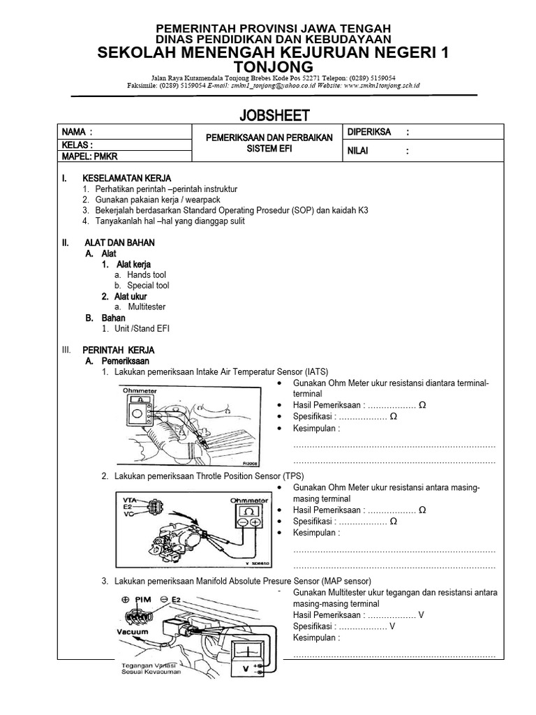 Jobsheet Efi | PDF