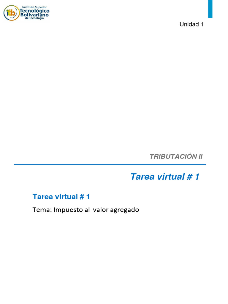 Elaboración del Formulario 104 IVA | PDF | Impuestos | Impuesto al valor agregado