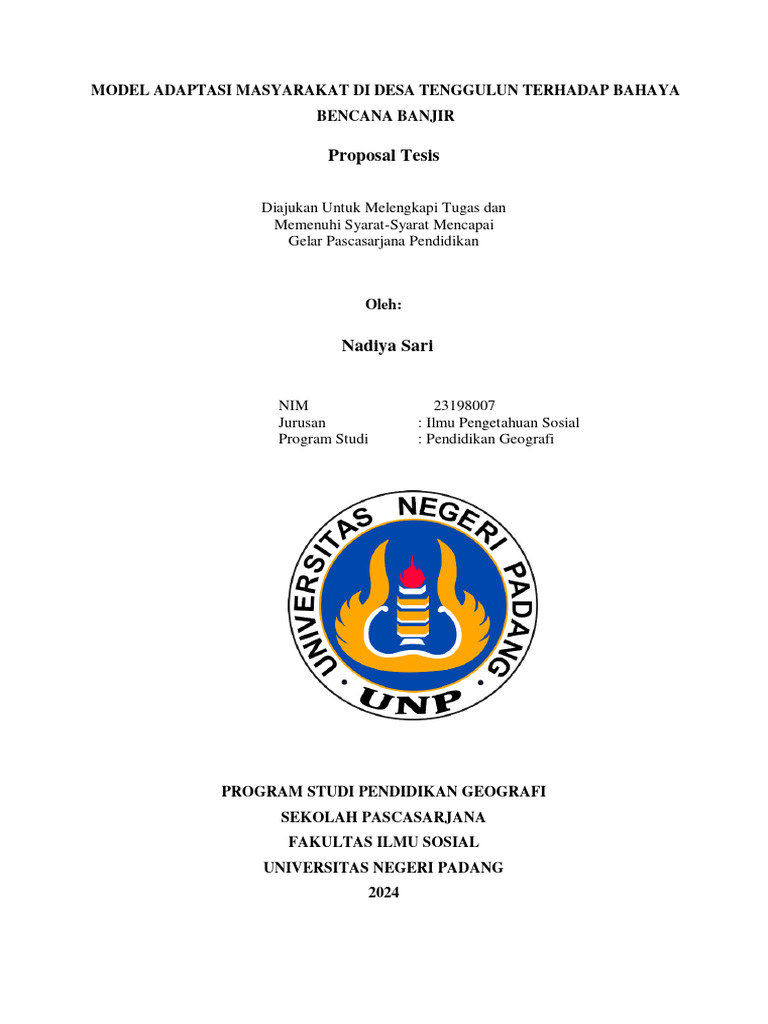 Proposal Tesis Nadiya Sari 23198007 Pdf